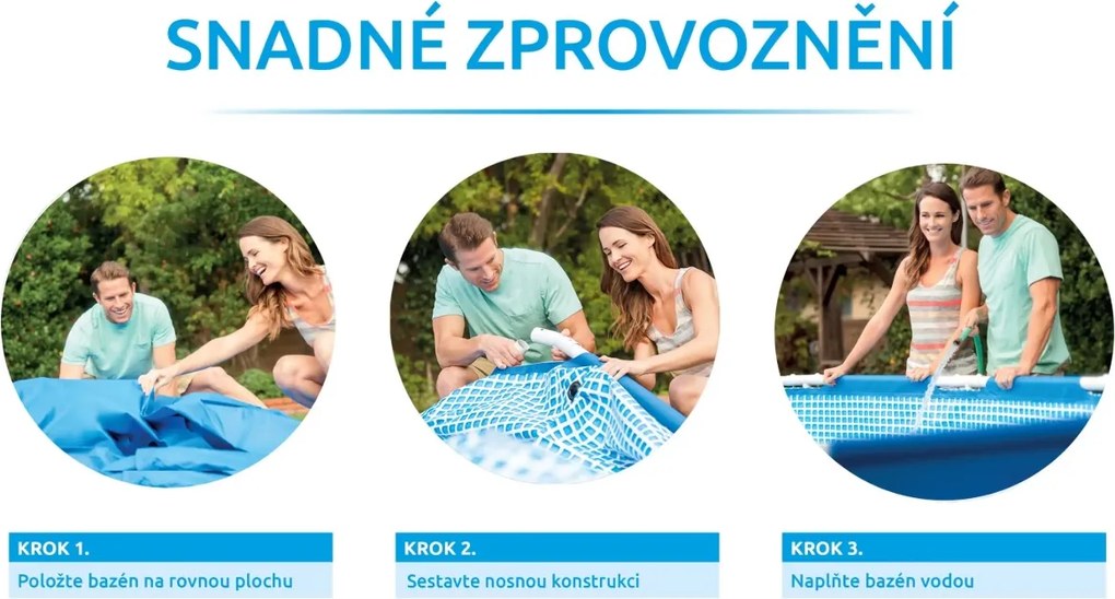 Marimex Nadzemní bazén s ocelovou konstrukcí Florida 2,44 x 0,76 m 10340232 modrý