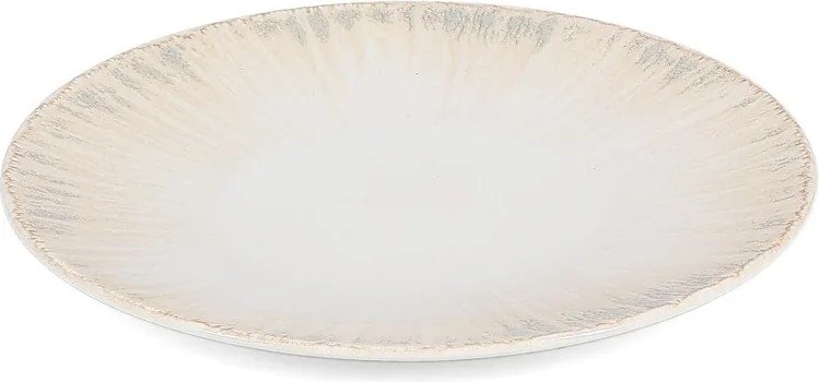 Světle šedý dezertní porcelánový talíř ø 21 cm Nuance – BonBistro