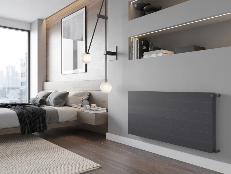 Mexen CL21 Line, panelový radiátor 600 x 1000 mm, boční připojení, 1210 W, antracitová, W421L-060-100-66