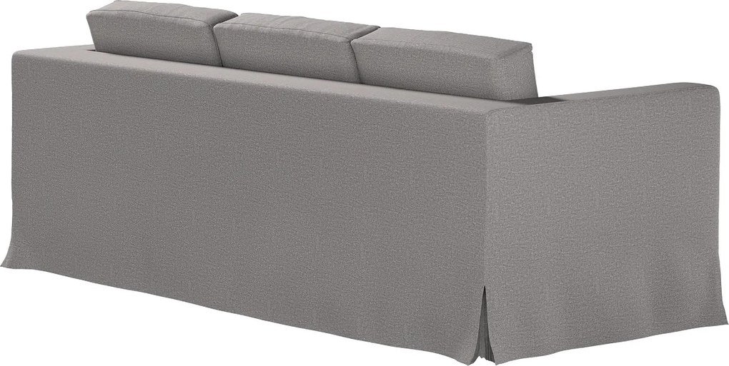 Potah na pohovku IKEA Karlanda 3-místná nerozkládací, dlouhý barva šedá látka pletený vzor
