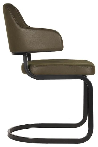 LABEL51 jídelní židle OTTA armádní zelená Color: Army green UK-30.179