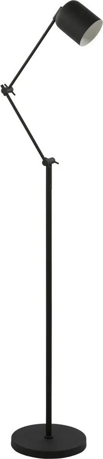 Černá stmívatelná stojací lampa (výška 150 cm) Rijeka – Light & Living
