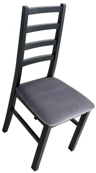 Drewmix jídelní židle NILO 8 + doprava zdarma dřevo: černá, potahový materiál: látka s doplatkem