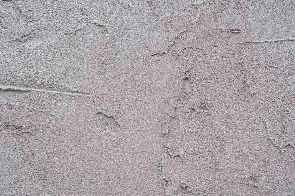 DIMEX | Samolepicí vliesová fototapeta na zeď Nedokončená omítka MA-5-2432 | 375 x 250 cm | šedá