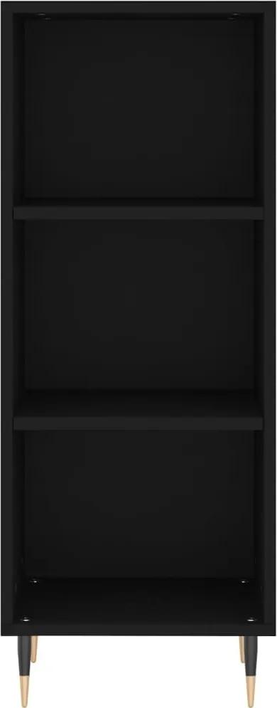vidaXL Skříň highboard 34,5 x 34 x 180 cm kompozitní dřevo [3200306] Barva: bílá s vysokým leskem
