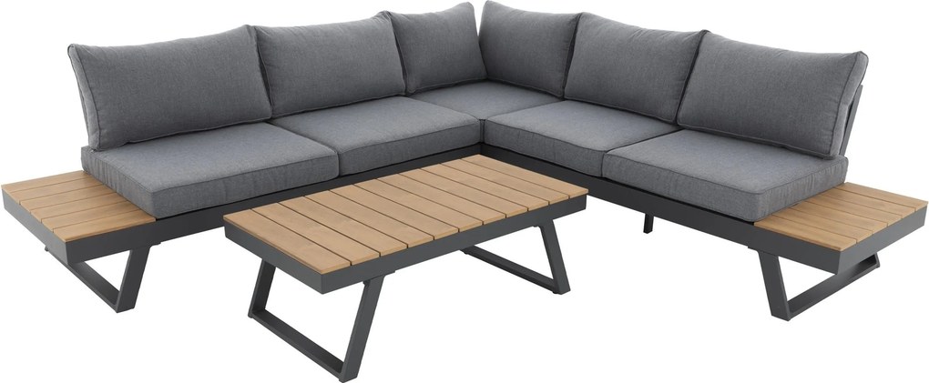 Doppler LIVORNO LOUNGE set - rohová zahradní souprava - Rozbalené zboží (N638)