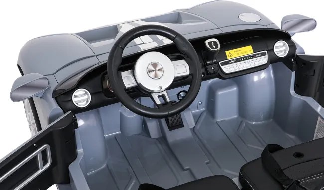 Elektrické autíčko Ford GT šedé