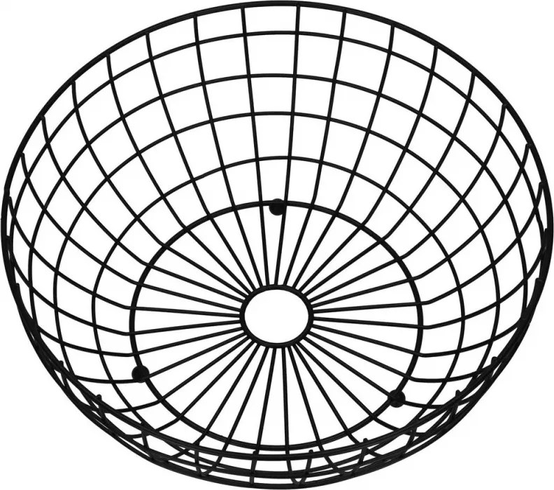 Mísa na ovoce drátěná SPRINGOS LINEA černá