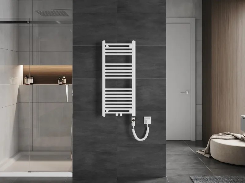 Mexen Mars, elektrické topné těleso 900 x 400 mm, 300 W, bílá, W110-0900-400-2300-20