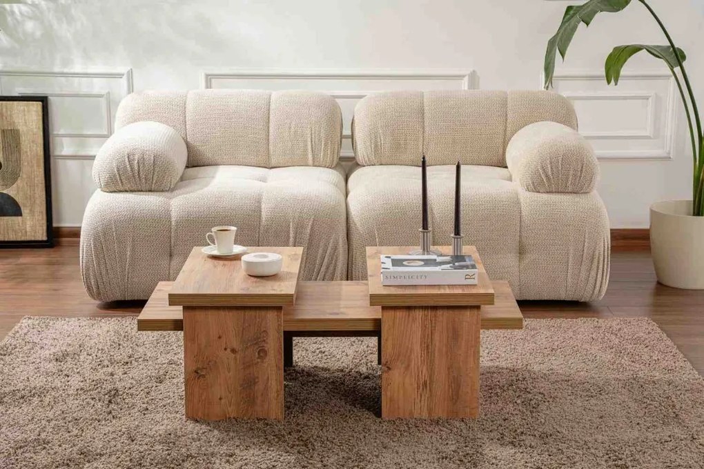 Designový konferenční stolek Xanthe 110 cm atlantská borovice