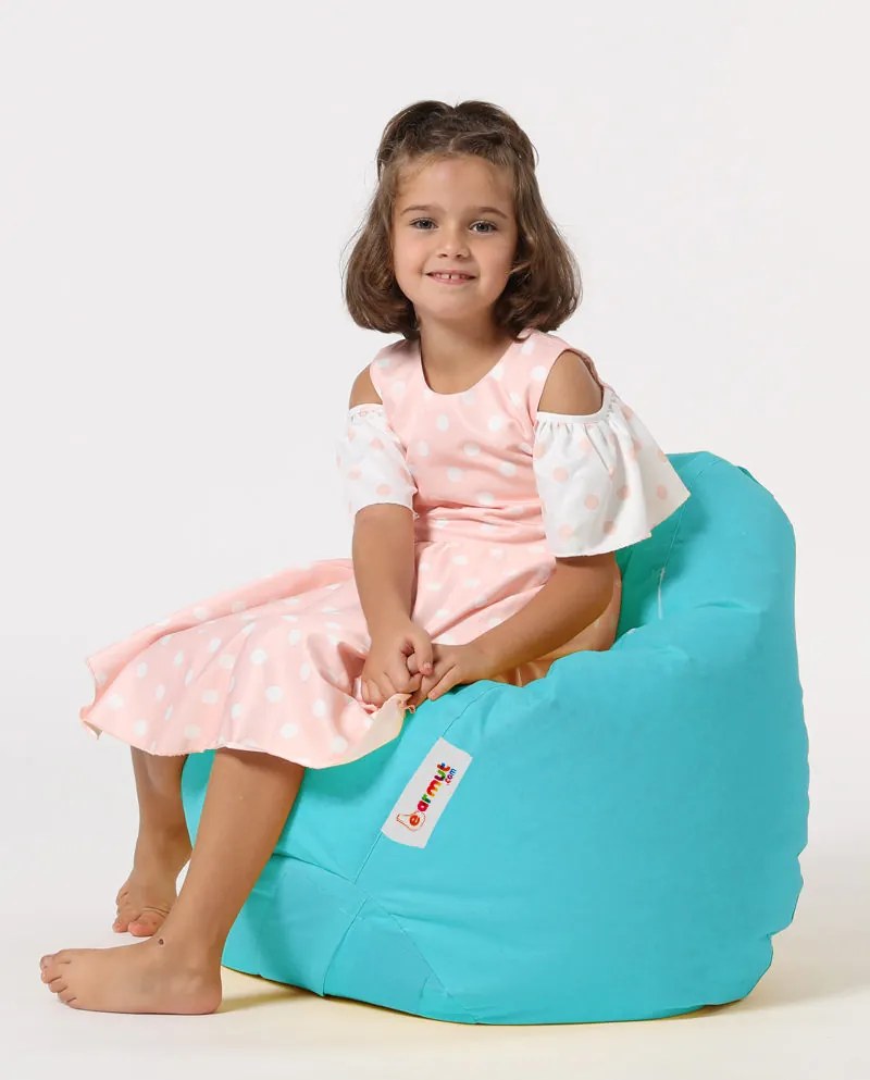 Atelier del Sofa Zahradní sedací vak Premium Kids - Turquoise, Tyrkysová