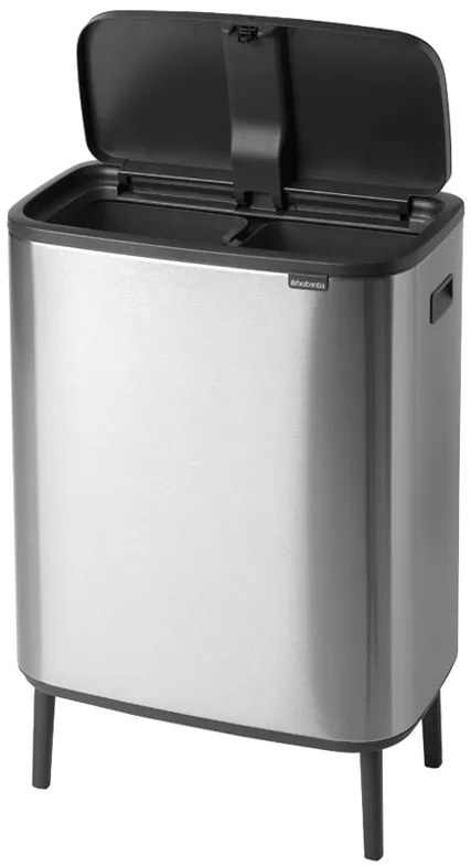 Brabantia BO Touch Bin 2x30L HI matná ocel otiskuvzdorná