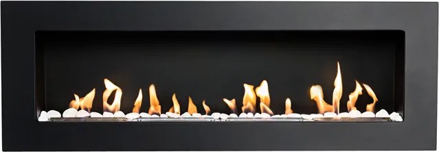 BIO FLAME biokrb Easy L Close černý 115x40 cm