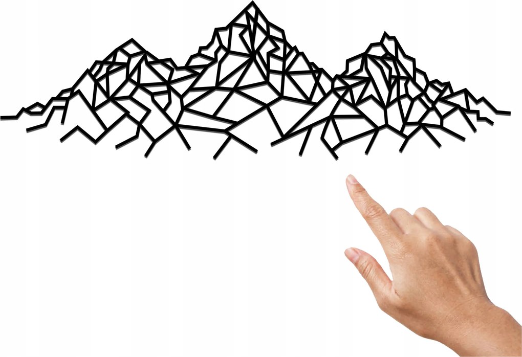 Geometrická Dekorace Na Zeď Hora Hory Geometrická Ložnice Na Zeď