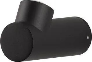 NV 9136176 Venkovní nástěnné svítidlo BRICE černý hliník skleněný difuzor Osram LED 6W 3000K 220-240V IP54 - NOVA LUCE