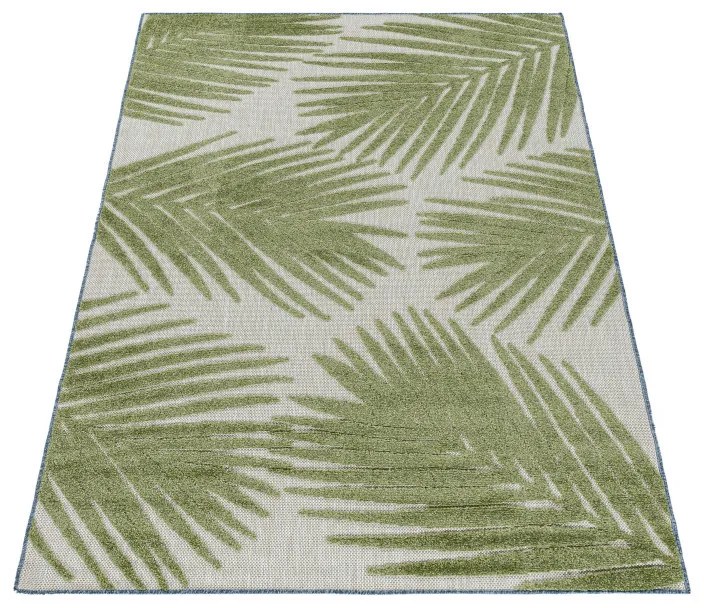 Ayyildiz, Kusový koberec Bahama 5155 Green – na ven i na doma, 140x200, zelená, chodba / předsíň