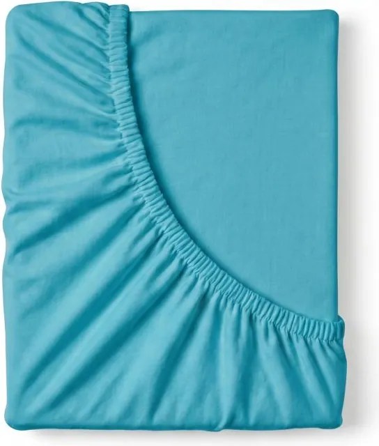 Kvalitex Jersey dětské prostěradlo tyrkysové 70x140cm