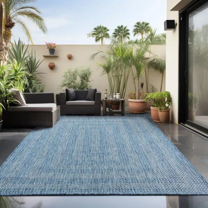 Venkovní kusový koberec Zagora 4511 blue Varianta: 140x200 cm