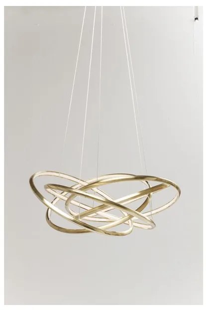 KARE DESIGN Lustr Saturn LED Gold malý 120 × 75 × 75 cm