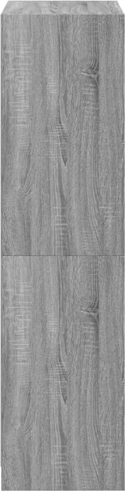 Highboard s dvířky šedý sonoma 68x37x142 cm kompozitní dřevo 3295869