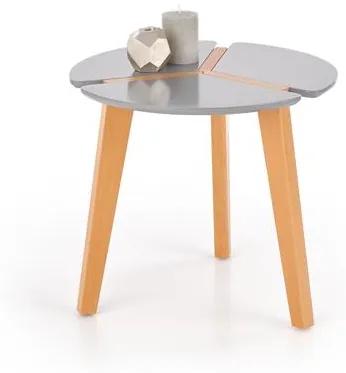 HALMAR Konferenční stolek Zeta 50x45cm - šedá