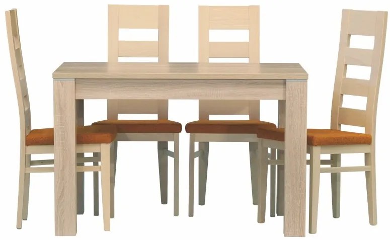 Stima Jídelní stůl PERU | Odstín: buk,Délka stolu: 160,Rozklad: S rozkladem + 40 cm