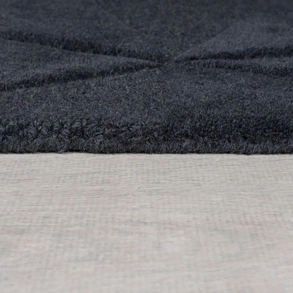 Flair Rugs, Kusový koberec Moderno Shard Charcoal, 160x230, šedá, chodba / předsíň