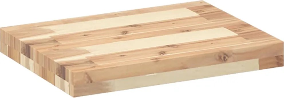 Plovoucí police 3 ks 60 x 30 x 4 cm neošetřené akáciové dřevo 3279449