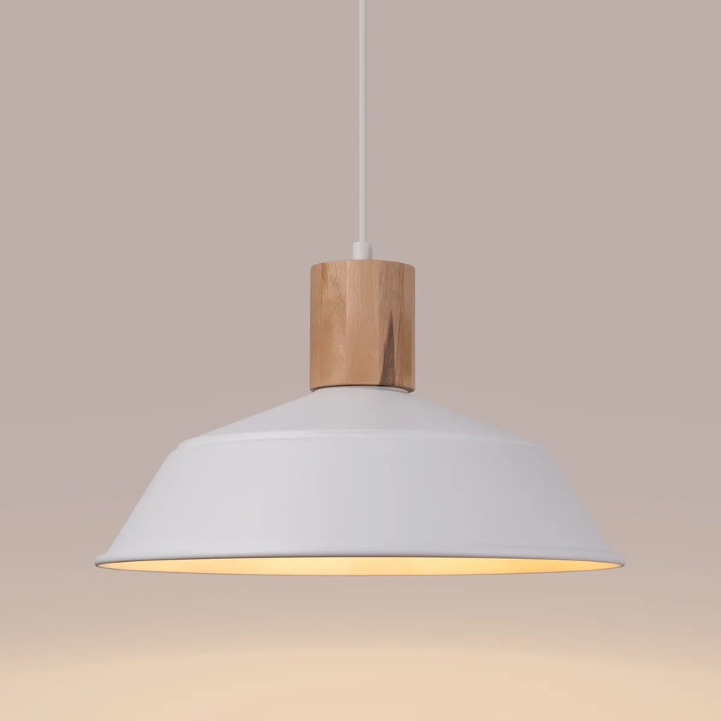 Sollux Lighting Závěsné svítidlo FANO bílé