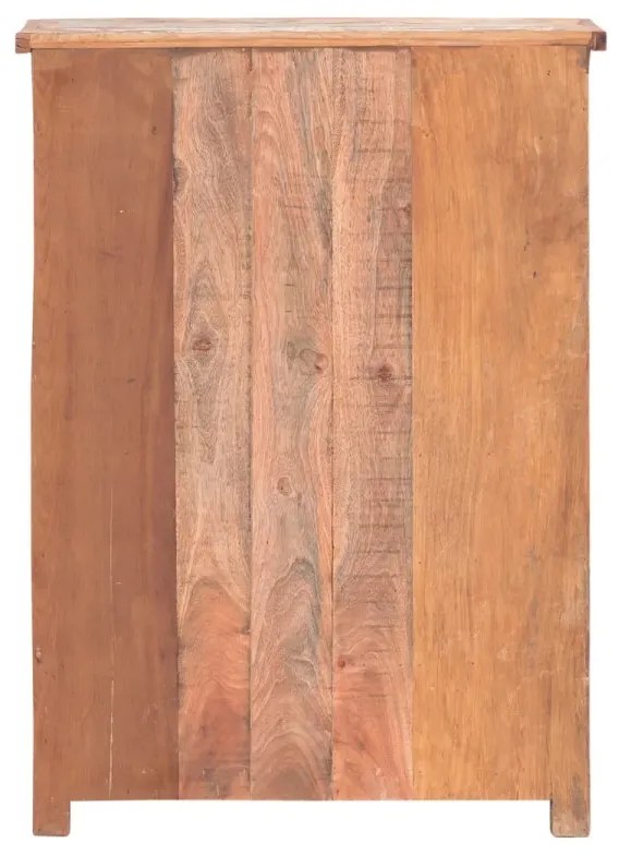 furniture-nabytek.cz - Masivní komoda Westhill z recyklovaného dřeva, lakovaná, vícebarevná – 77×42×108 cm