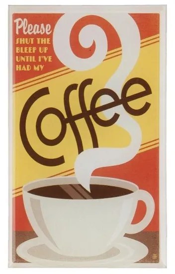 Skleněná cedulka retro Coffee 63228 Clayre & Eef VP_63228