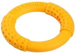 KIWI WALKER s.r.o Hračka pes RING MINI plov.a létající z TPR oranž. Kiwi