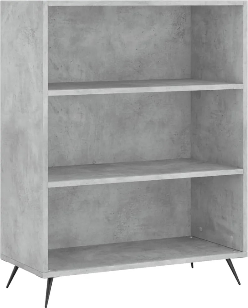 Skříň highboard betonově šedá 69,5x34x180 cm kompozitní dřevo 3200045