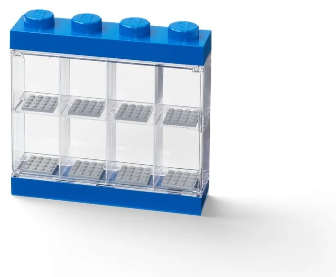 Modrá sběratelská skříňka na 8 minifigurek LEGO® Biano.cz