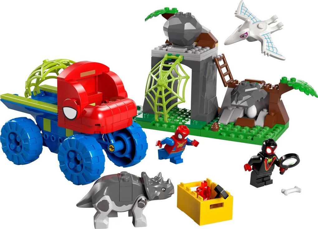 LEGO MARVEL Spideyho tým a záchrana dinosaurů s truckem 11199 STAVEBNICE 2211199