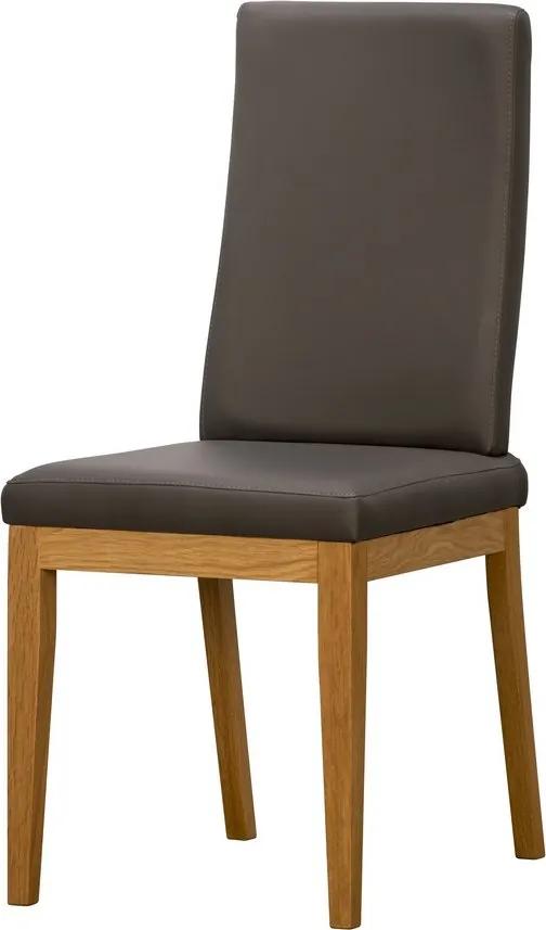 Casarredo - Komfort nábytek Dřevěná jídelní židle DEGO, Carabu výběr barev, (2ks) | barva: szy-dub-medový,potah: carabu 08