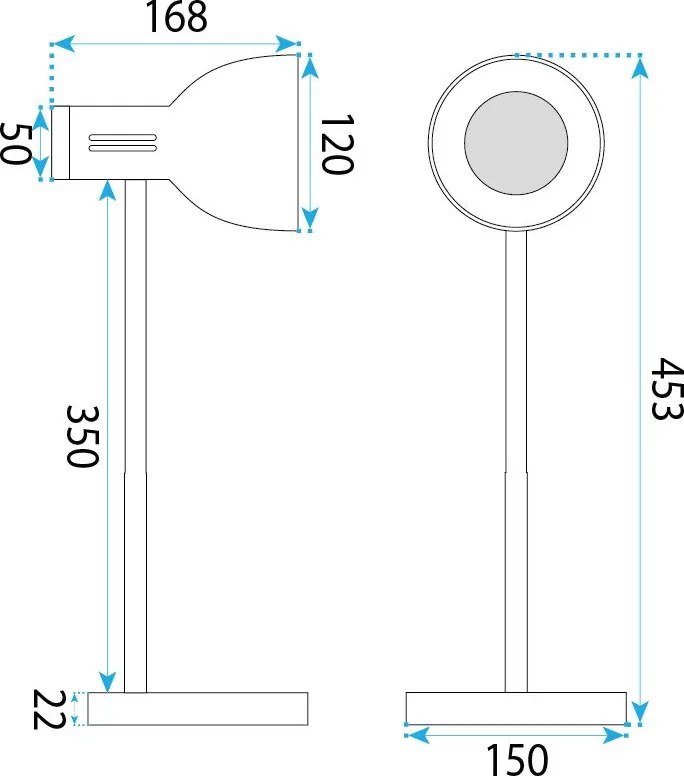 Toolight Toolight, JNH046-1T, stolní lampa s dřevěnou základnou a ohebným ramenem, v. 45,3 cm, 1× E27, bílá, OSW-56238