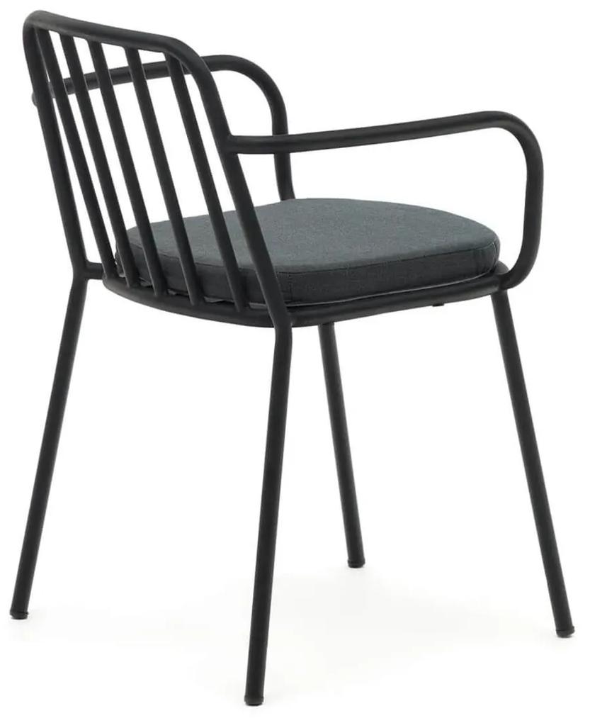 Zahradní židle manta černá MUZZA