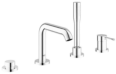 GROHE 19578001 - Vanová čtyřotvorová kombinace ESSENCE 197 mm lesklý chrom