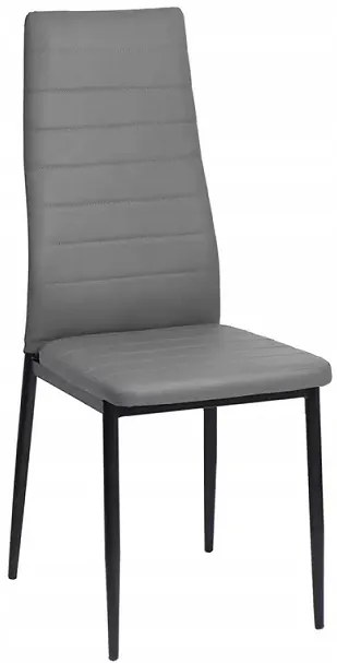 TRENDIE Jídelní židle Chicago šedá eko kůže