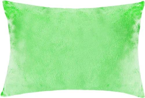 XPOSE ® Mikroplyšový povlak na polštář - letní zelená 50x70 cm