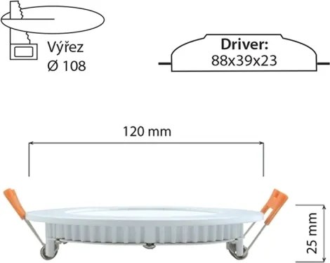 Podhledové LED svítidlo McLED Toro R9 9W 3000K ML-412.067.33.0
