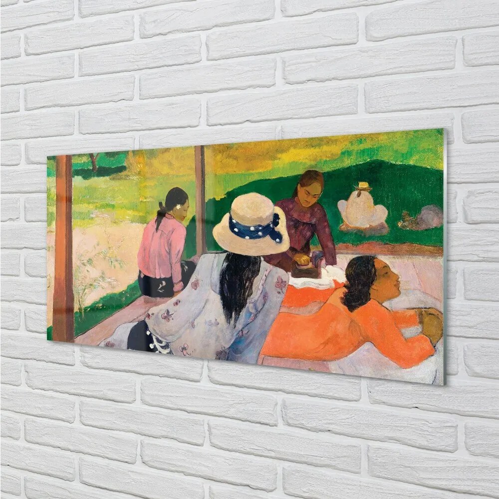 Obraz na skle Art maloval setkání 120x60 cm