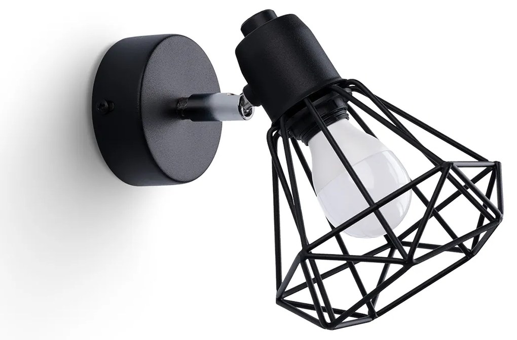 Sollux Lighting Nástěnné svítidlo ARTEMIS 1 Černá