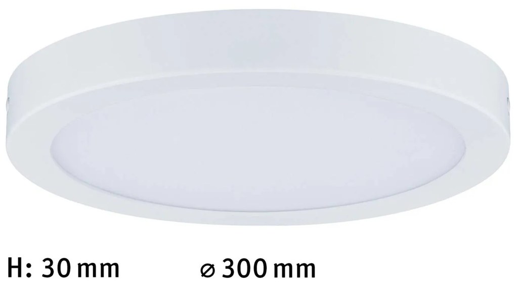 Paulmann Abia LED panel Ø 30cm 4 000 K bílá