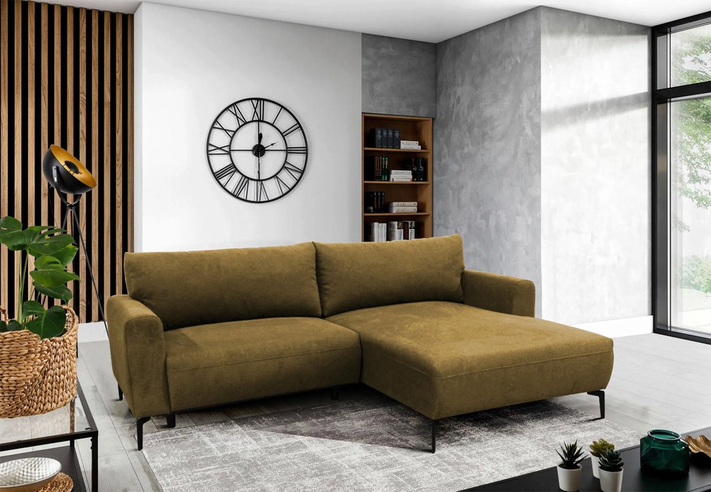 XXXLutz ROHOVÁ SEDAČKA, textil, žlutá MID.YOU - Sedací soupravy - 001574005611