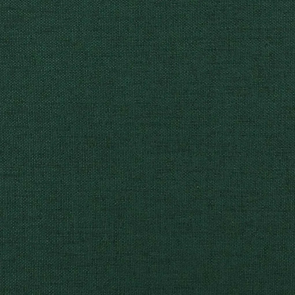 Relaxační křeslo s podnožkou tmavě zelené textil 3097887