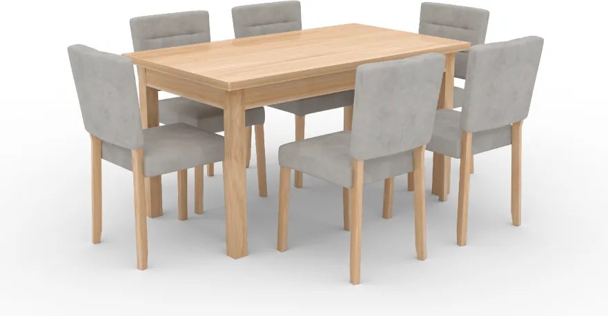 ADRK Furniture Sada stůl s židlemi RODOS 80 SE-ROD-80-CG