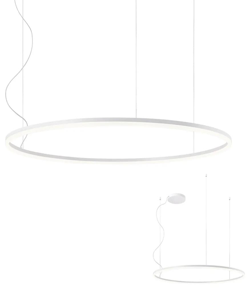 Redo 01-1916 závěsné LED stmívatelné svítidlo Orbit pískově bílá, 68W, 4000K, ø100cm