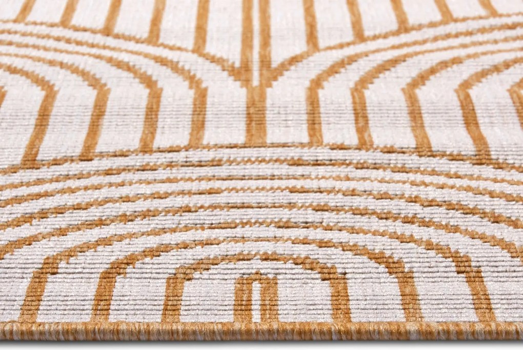 Hanse Home, POŠKOZENÝ - Kusový koberec Pangli 105849 Ochre – na ven i na doma, 240x330, žlutá, chodba / předsíň